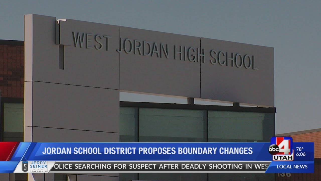 Jordan School District officials propose boundary changes (6 p.m.)
