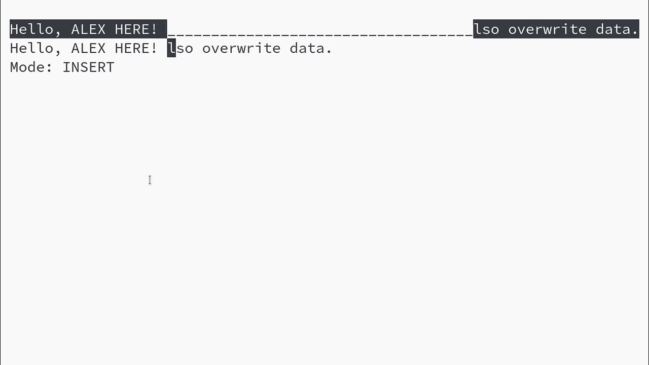 (DEMO) Gap Buffer written in C.