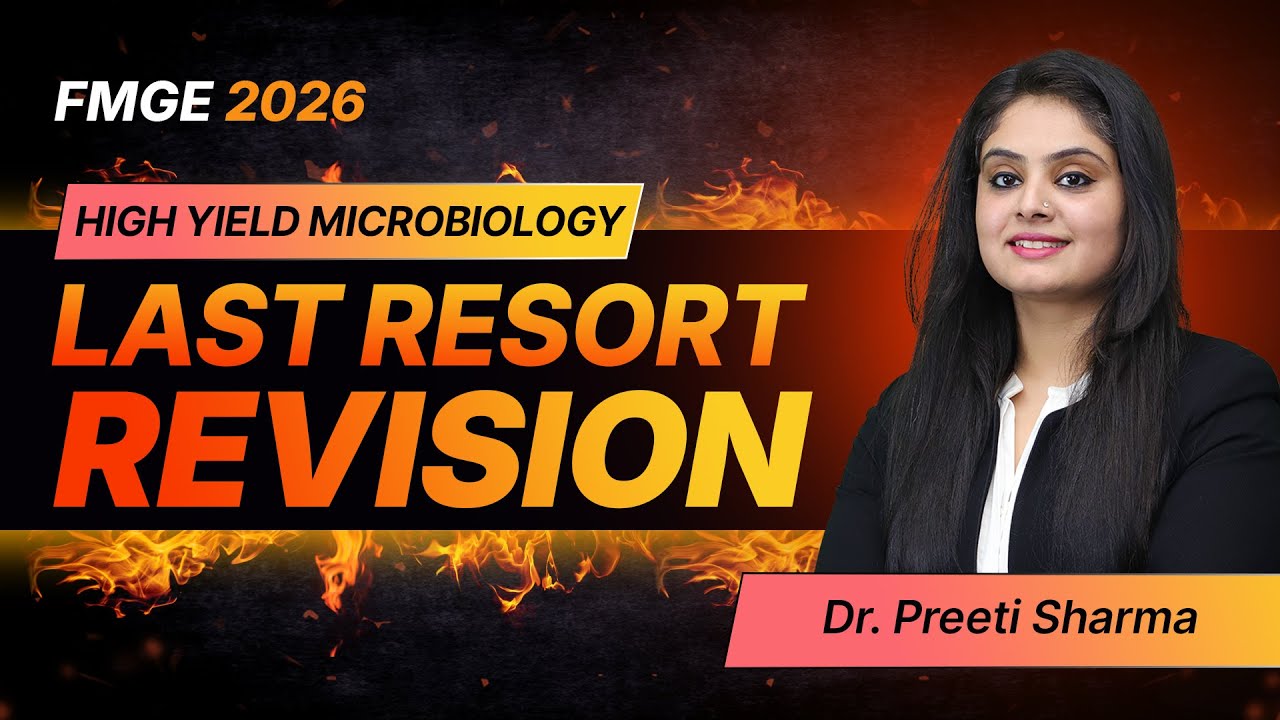 LRR Microbiology for FMGE 2026 By Dr. Preeti Sharma