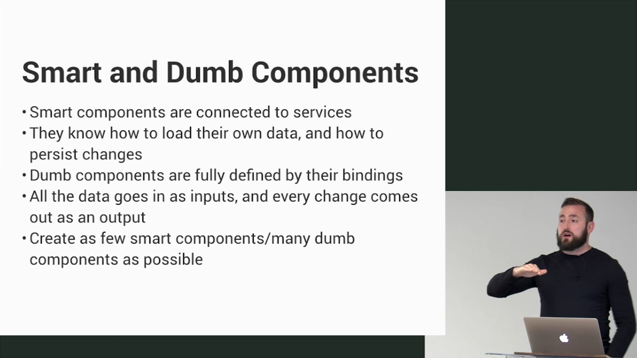 Smart & Dumb Components - Building Web Applications in Angular 2