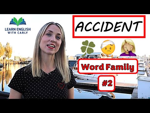 English Vocabulary π€ Word Family 2 - Accident π | Improve your Vocabulary #wordfamily