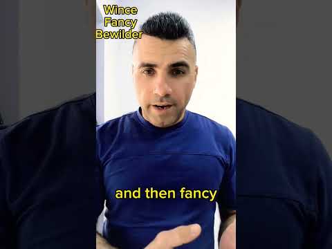 To wince, fancy, bewilder #englishvocab #تعليم