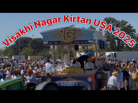 Vaisakhi Nagar Kirtan USA 🇺🇸 2025 || Khalsa Sajna Diwas 🙏🏻 || Vlog