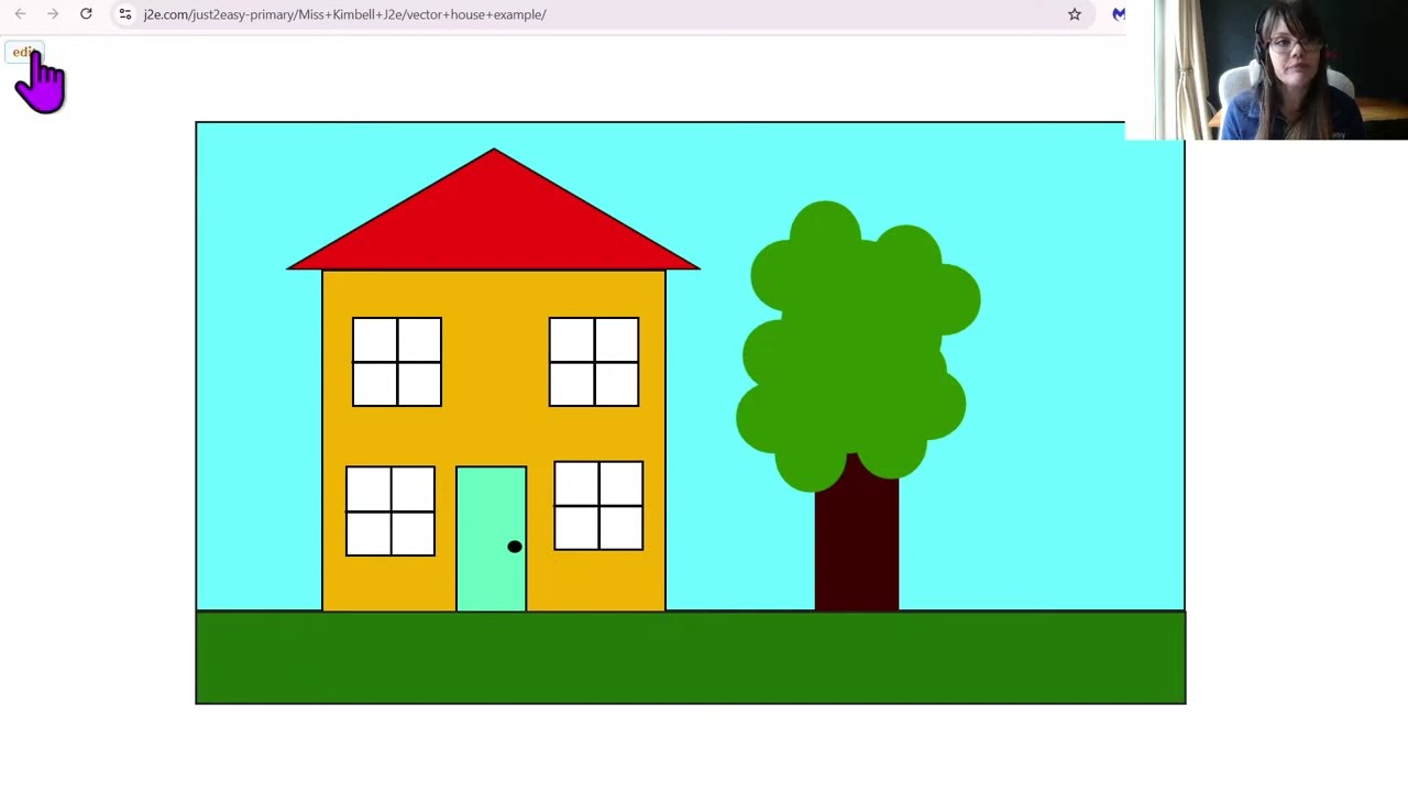 Just2easy Live Lesson - Creating vector drawings using j2create (Years 5/6 - P 6/7)