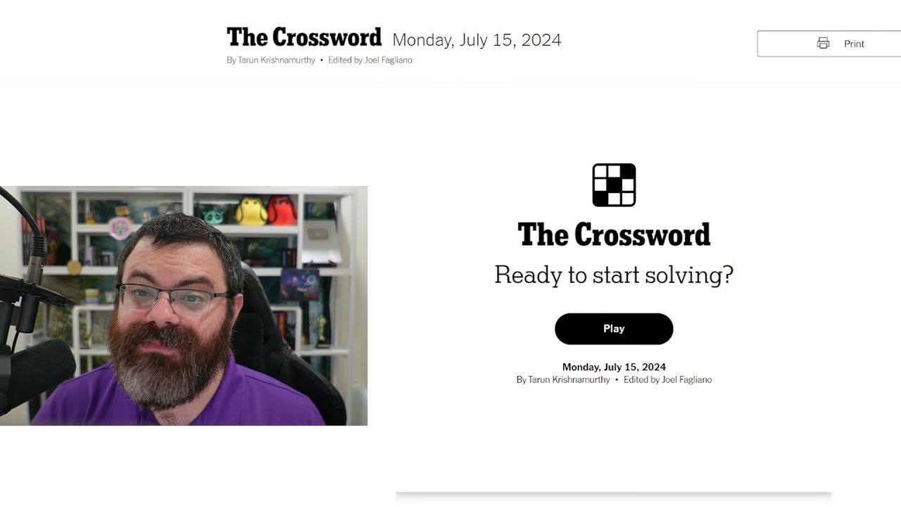 Learning Crossword Week 11 | NYT Monday Crossword July 15th, 2024