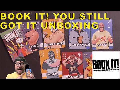 BOOK IT! YOU STILL GOT IT EXPANSION UNBOXING | FOAMHAMMER GAMES | PRO WRESTLING PROMOTER CARD GAME