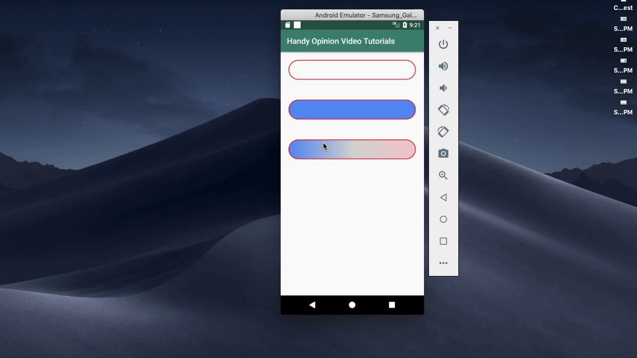 Draw Rounded Rectangle with/without Background & Gradient XML in Android