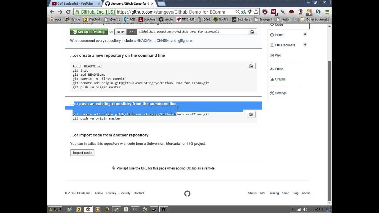 Git with GitHub Demo