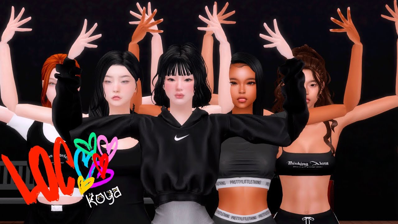 LOCO - DANCE PRACTICE (THE SIMS 4 ANIMATION) [DL FREE]