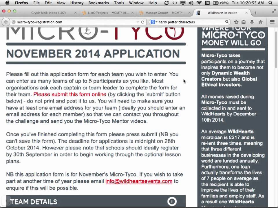Micro-Tyco Registration Video