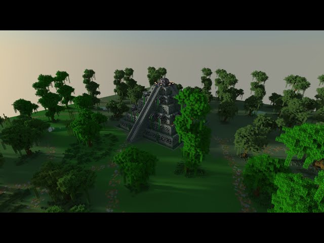 Massive Overgrown Jungle Temple Recreation Minecraft Map