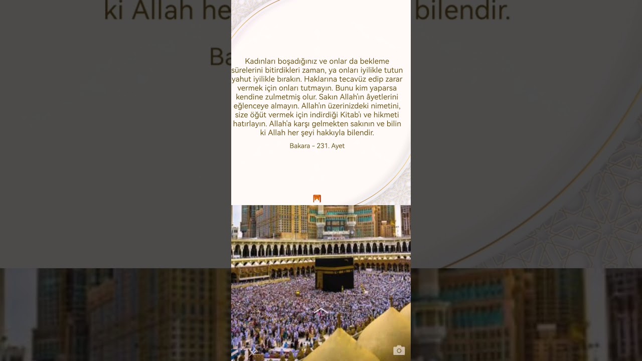 Her gün bir AYET bir HADİS bir Dua