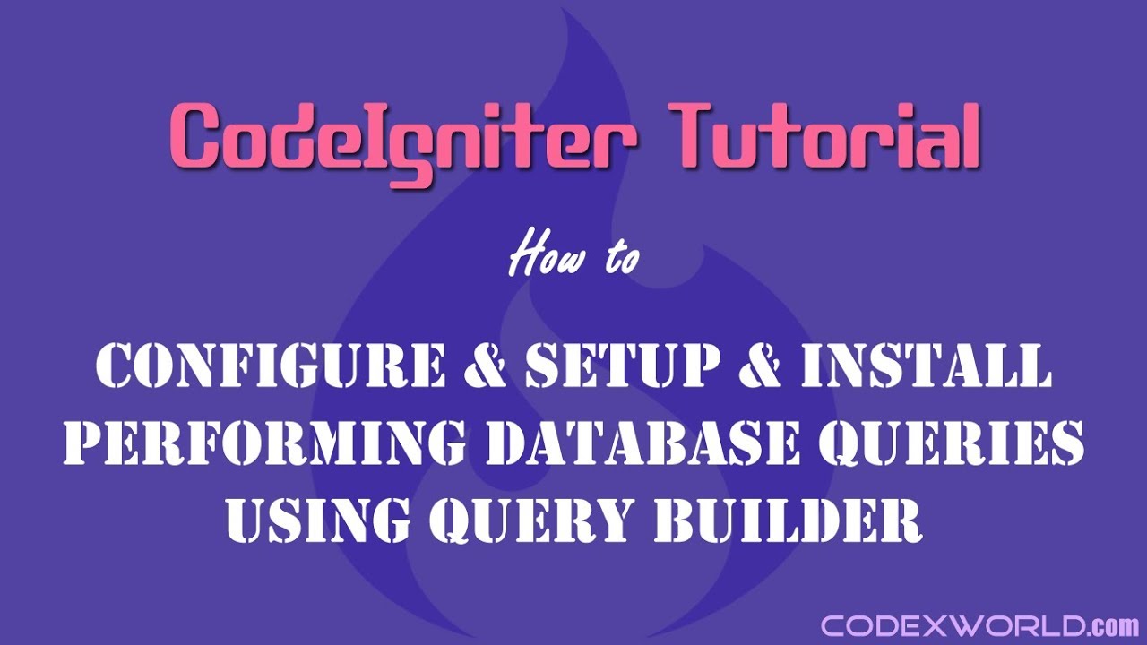 CodeIgniter Tutorial for Beginners