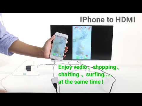 HDMI TV Cable Adapter for Apple Interface To HDMI Digital AV Converter 1080P HDMI Cable
