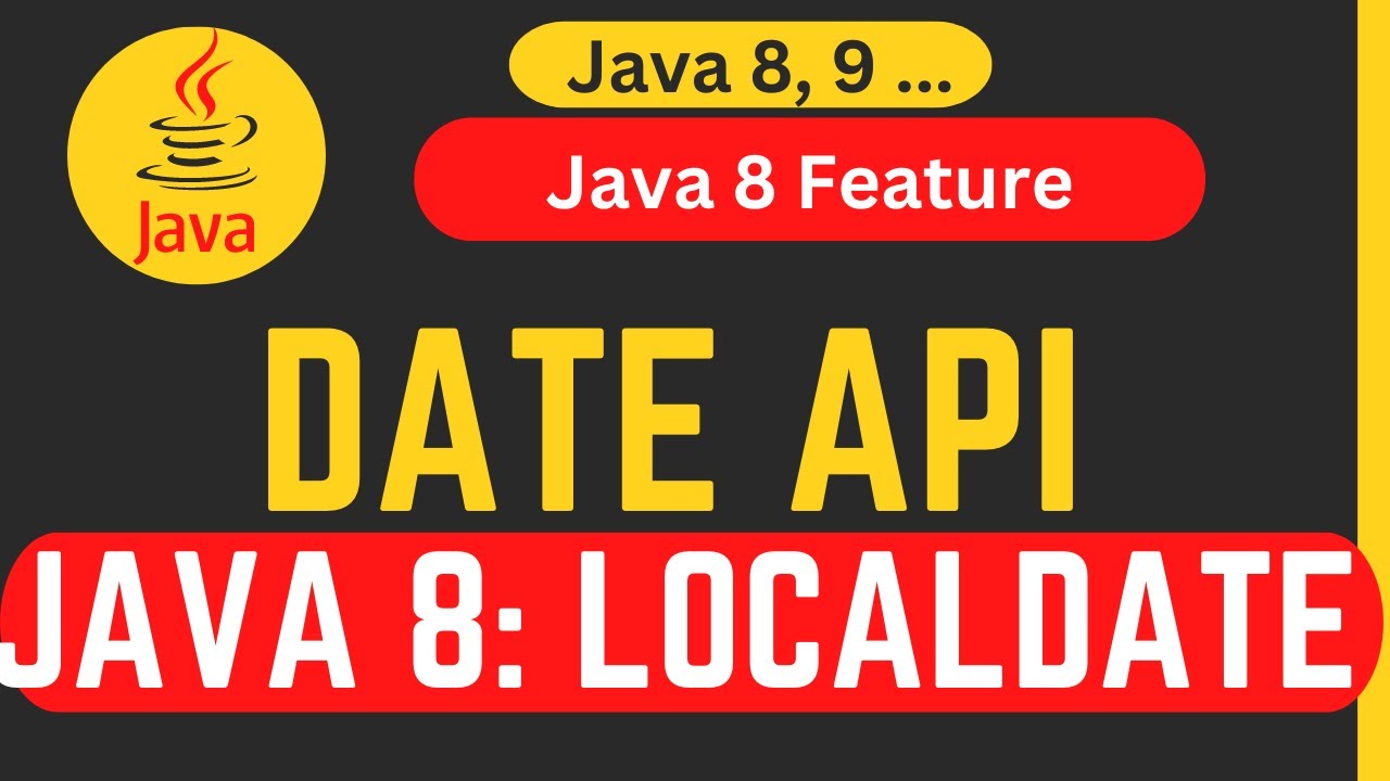 How to use Java 8 Date API | Learn about LocalDate || Basic Date API