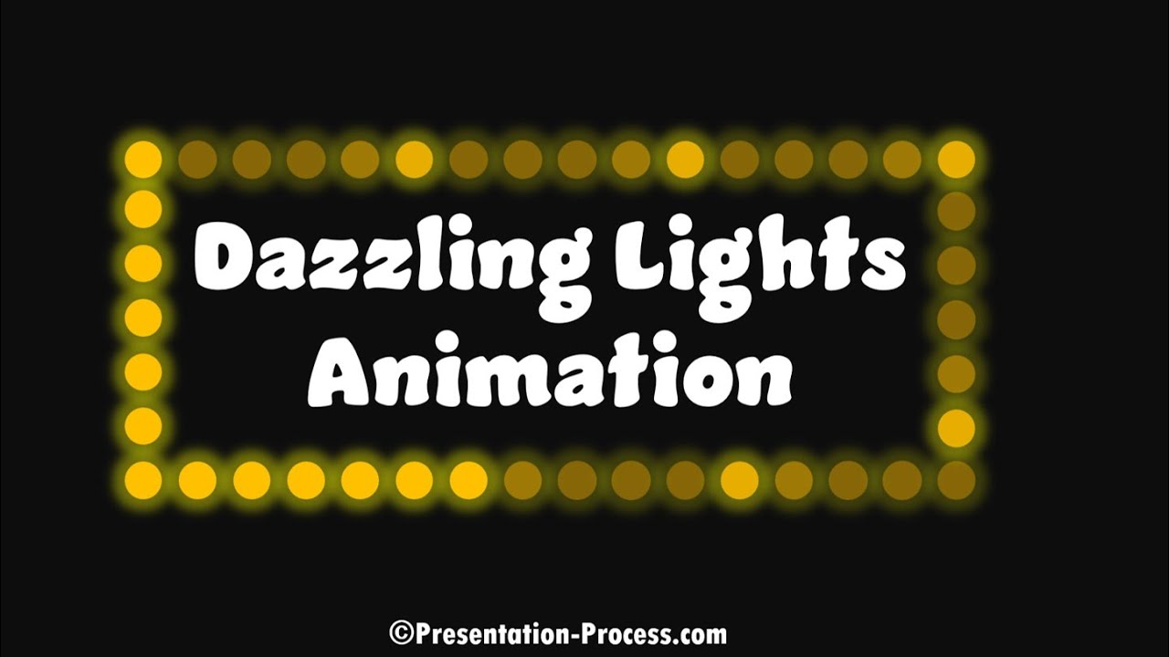 Dazzling Lights Animation Effect in PowerPoint | Beginner Friendly