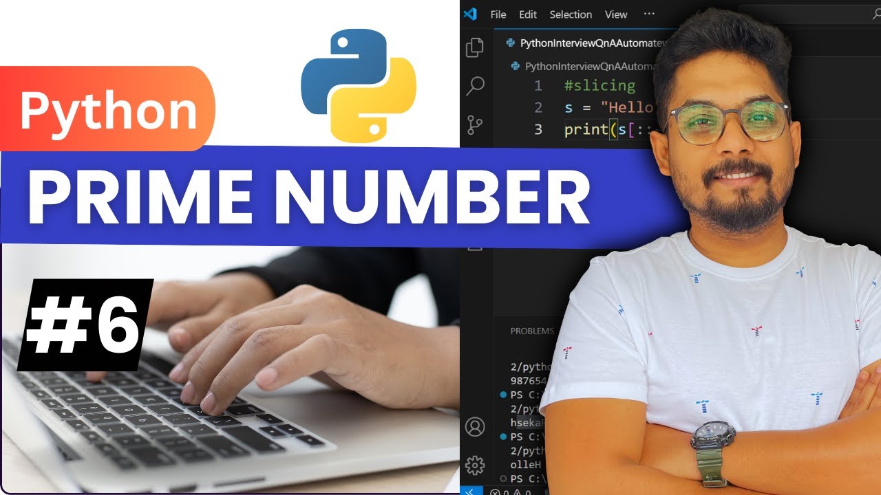 Python Tutorial: Efficient Prime Number Checker | Prime Number Program in Python