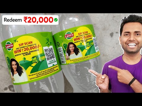 Limca SIP Scan Win ₹20000 Travel Voucher Offer | Limca SIP Scan New Offer 2025 | Limca New Offer ✅😎