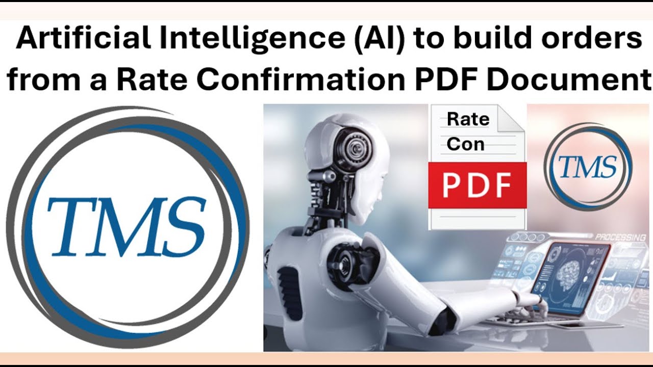 Using AI to create an order from a PDF Rate Con