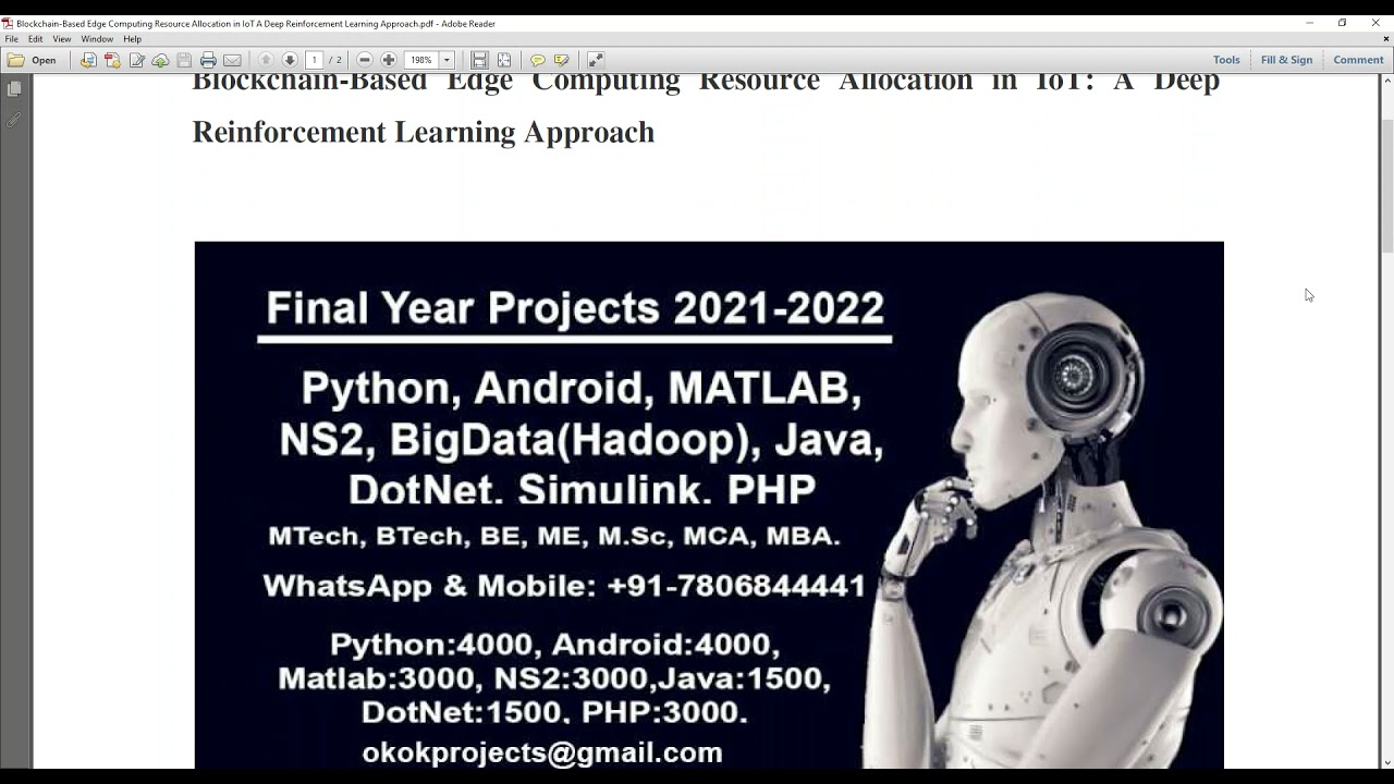 Blockchain Based Edge Computing Resource Allocation in IoT A Deep Reinforcement Learning Approach