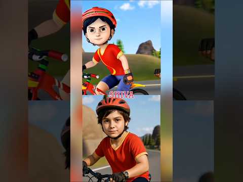 Shiva Cartoon Characters In Real Life #shiva #shorts #cartoon