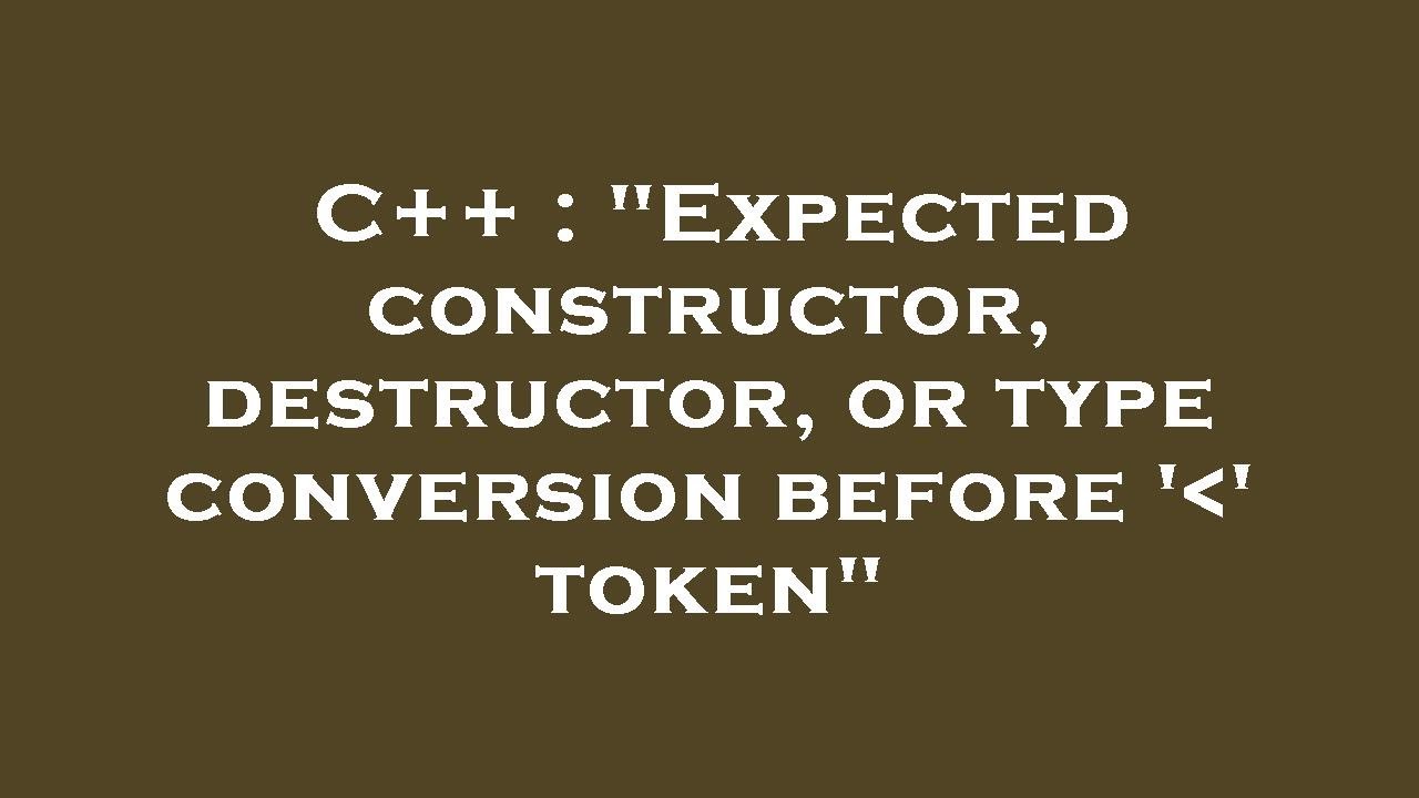 C++ : 