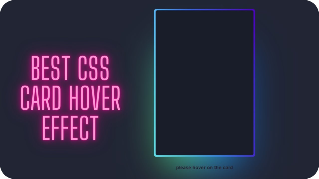 Best CSS card hover effect | Quick CSS tricks and tips