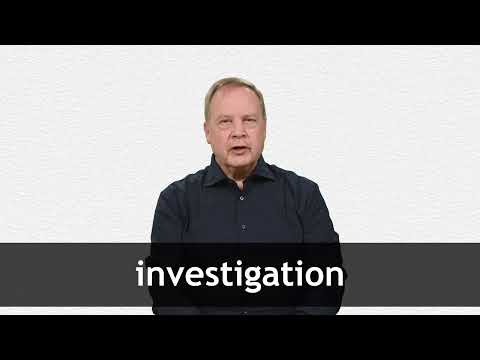 INVESTIGATION definition in American English | Collins English Dictionary