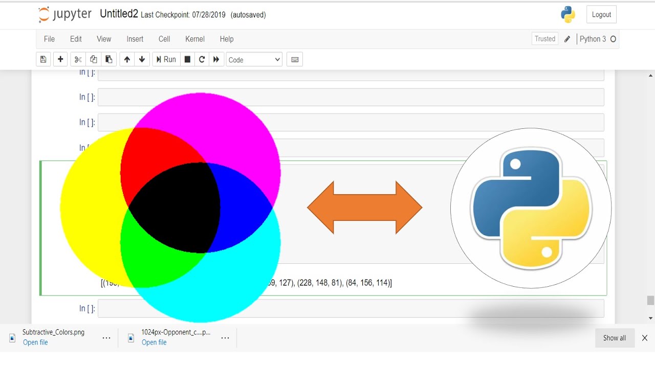 | Color detection project using python ( 3 lines ) | | AK |