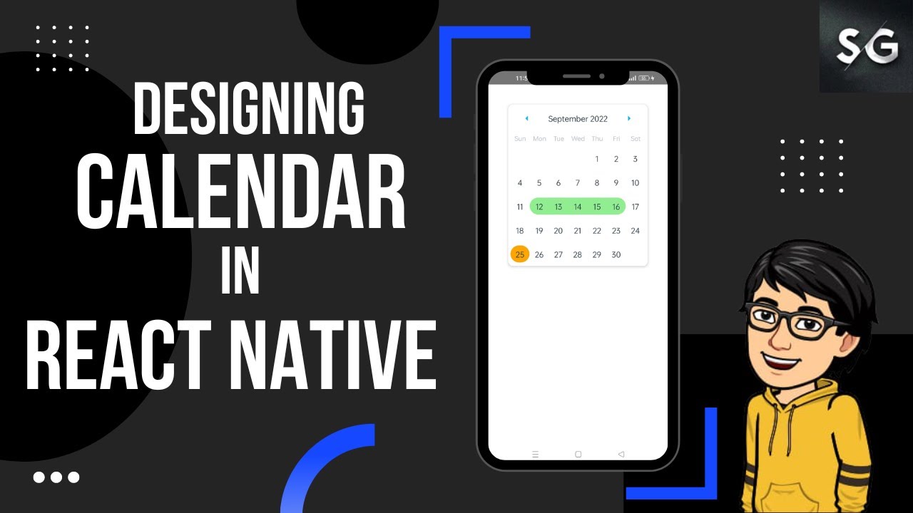 React Native Calendar | Calendar Picker | React Native Tutorial | React Native Project