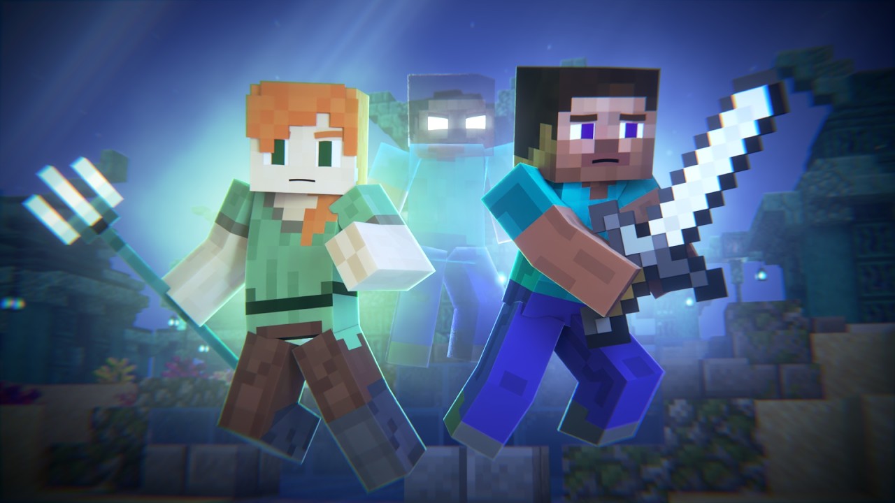 The Underwater Treasure || Alex and Steve Animation