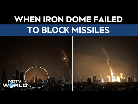 Israel Iran Conflict | Israel's Iron Dome Fails To Block Missiles That Hit Tel Aviv Military Zone