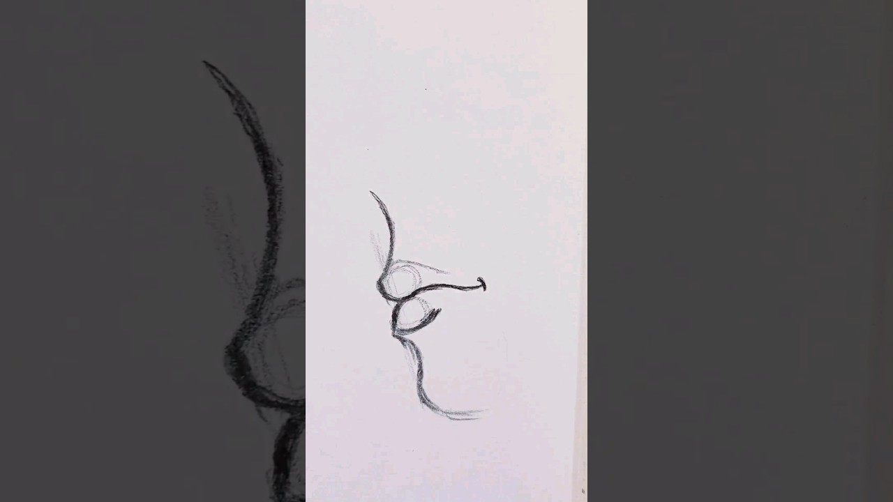 How to draw side lips step by step with easy fast way