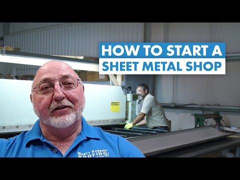 How to Start a Sheet Metal Shop: Tips for Metal Roof Trim Production