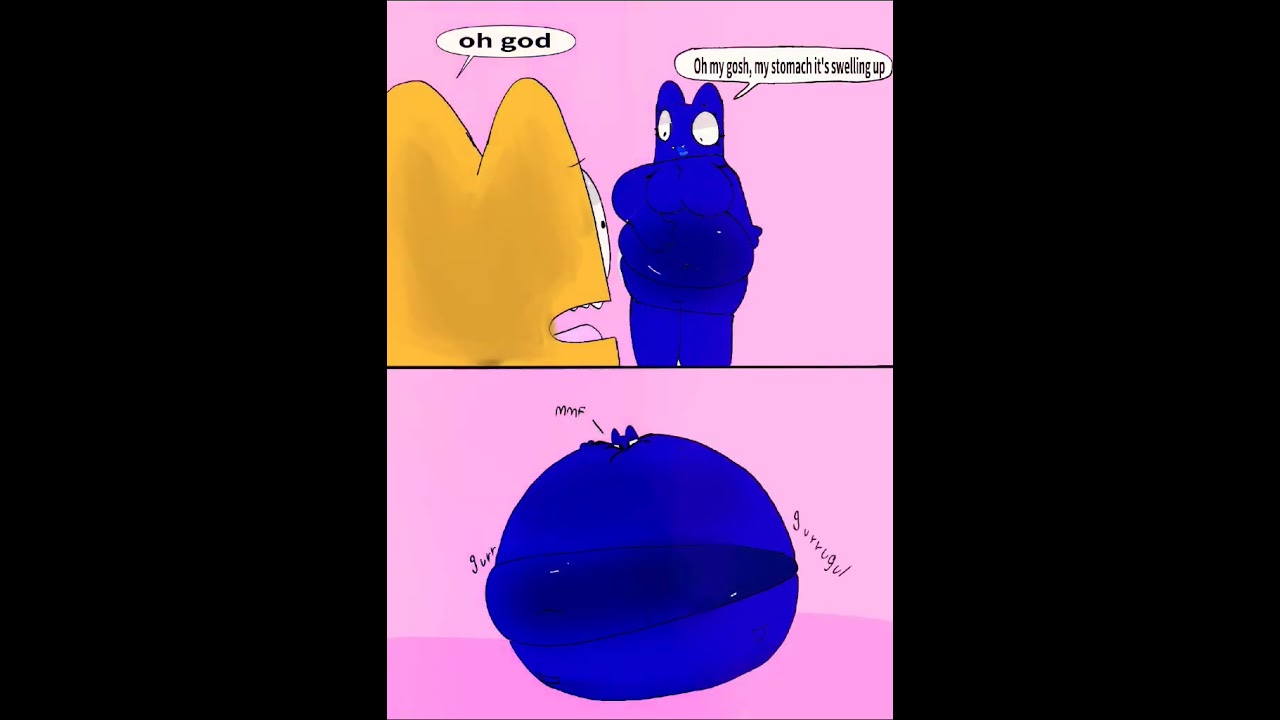 Diamond's blueberry inflation day🫐🫐🫐comic