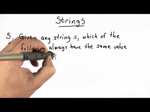 Strings - Intro to Computer Science