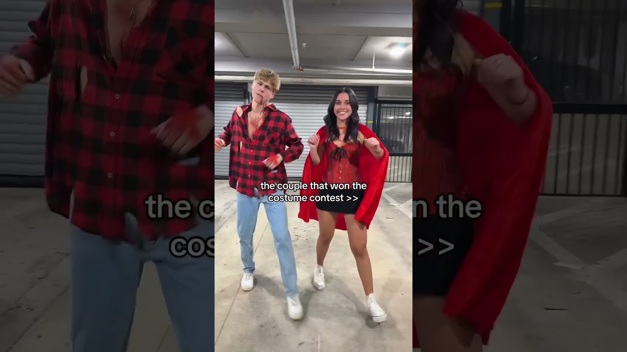 The Halloween costume couple