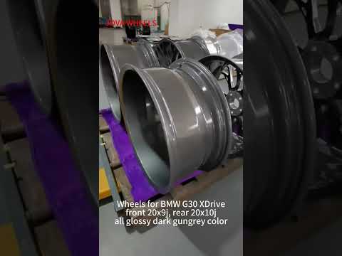 Manufacture wheels for BMW G30 XDrive, 20x9j and 20x10j t6061 forged rims made at JOVA WHEELS