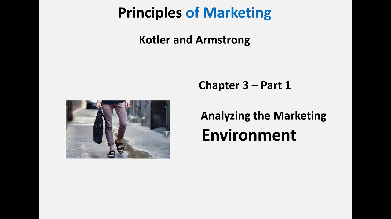 Chapter 3 - Part 1 - Analyzing The Marketing Environment