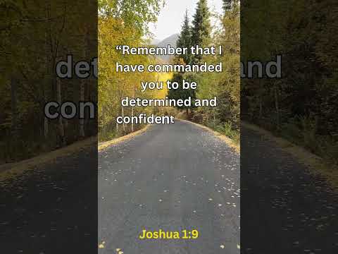 God Is With You! | Joshua 1:9 – Strength & Courage in Faith | Bible Verses