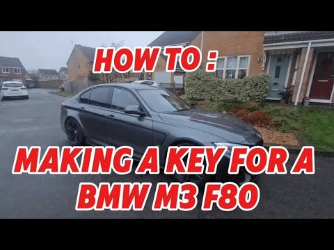 HOW TO - Program a new key to a BMW F80 M3