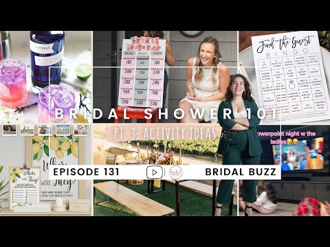 Bridal Shower 101: Pt. 3, Games, Activities + Prizes #TrendingNow