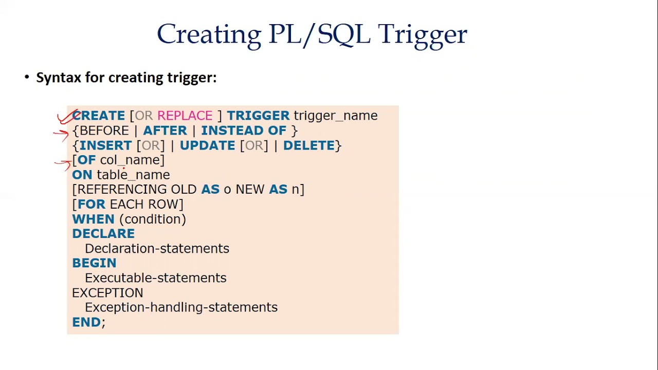 Lecture-31 PLSQL(Trigger)