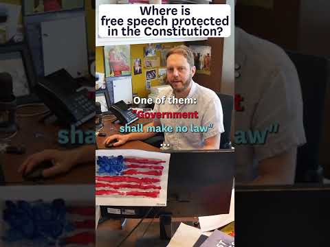 LawyerUp! - Where is free speech protected in the Constitution?