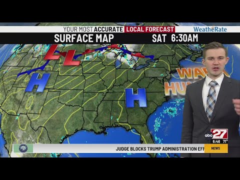 Jackson's Saturday Morning 6am Forecast Update