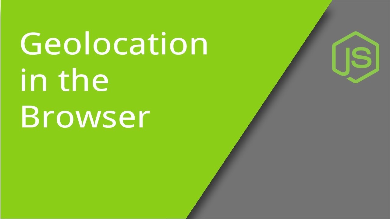 JavaScript and Geolocation