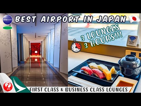 Exploring the JAL first class lounge at Tokyo Haneda | Tokyo airport lounge hopping