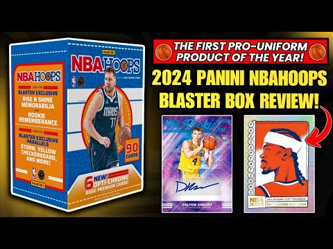 *THE FIRST BASKETBALL PRODUCT OF THE YEAR!🚨 2024 NBAHOOPS BLASTER BOX REVIEW!🏀