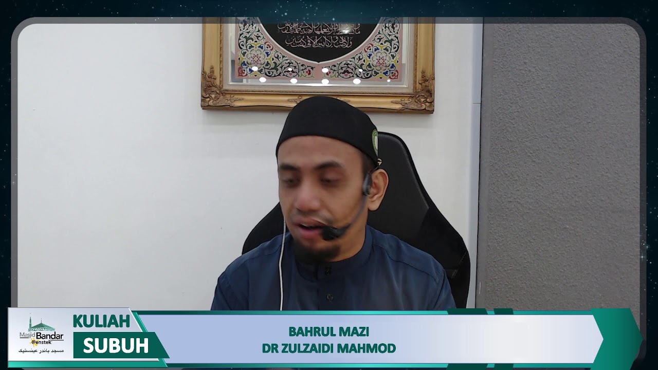 KULIAH SUBUH MASJID BANDAR ENSTEK 7 SEPT 2024