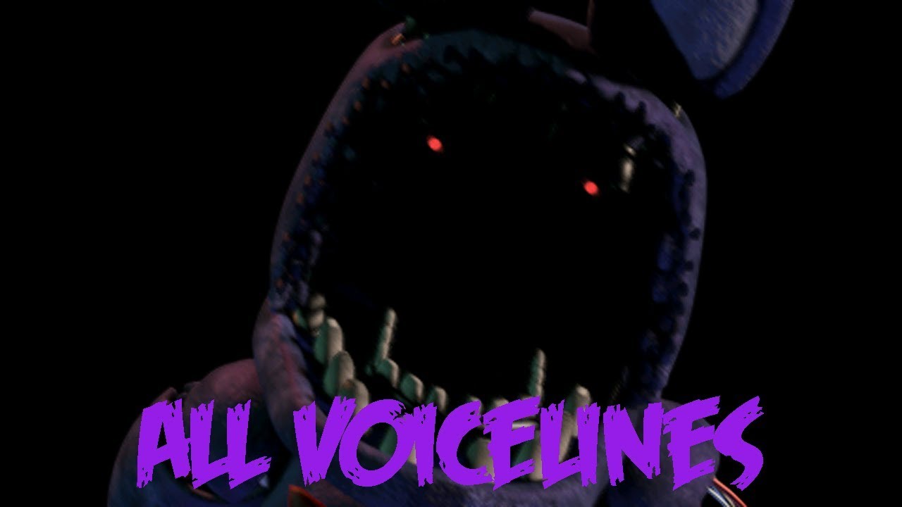 Withered Bonnie | All Voicelines with Subtitles | Ultimate Custom Night
